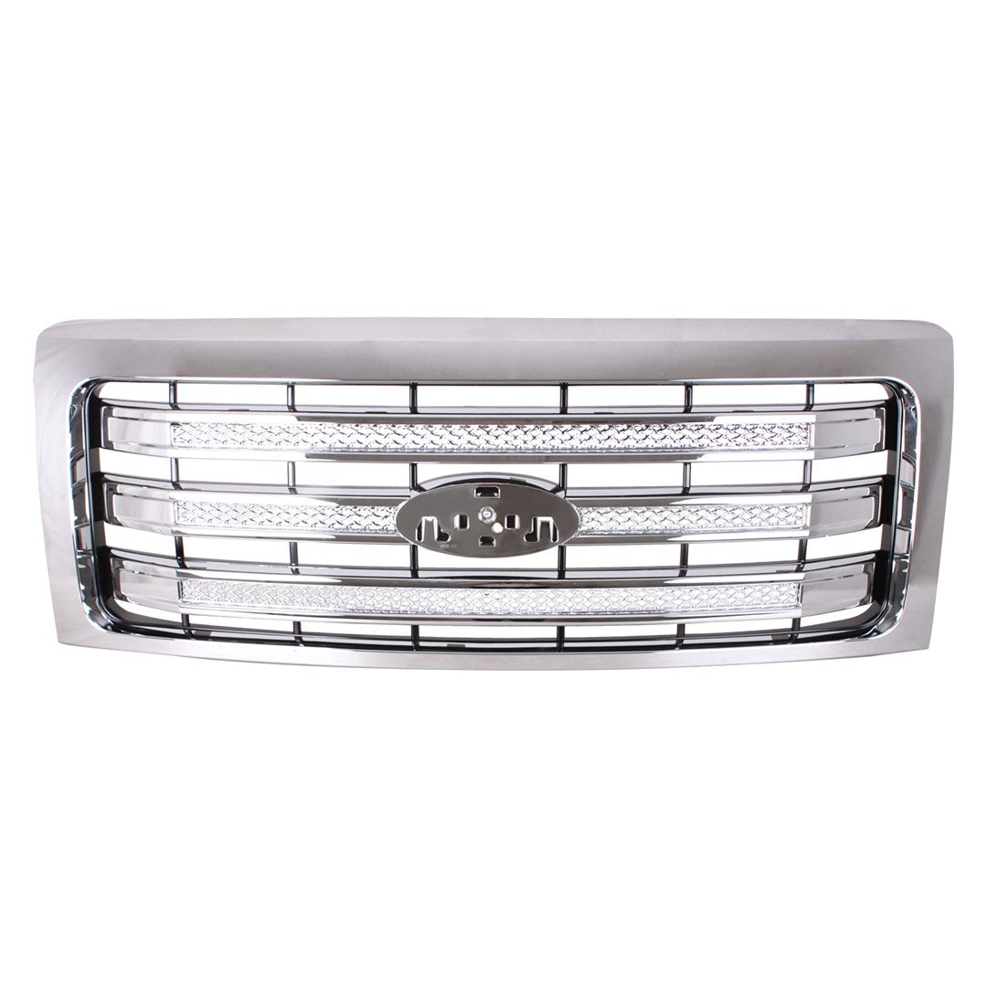 2013-2014 Ford F-150 Lariat Grille W/Chrome Pkg Assembly - FO1200638 ...