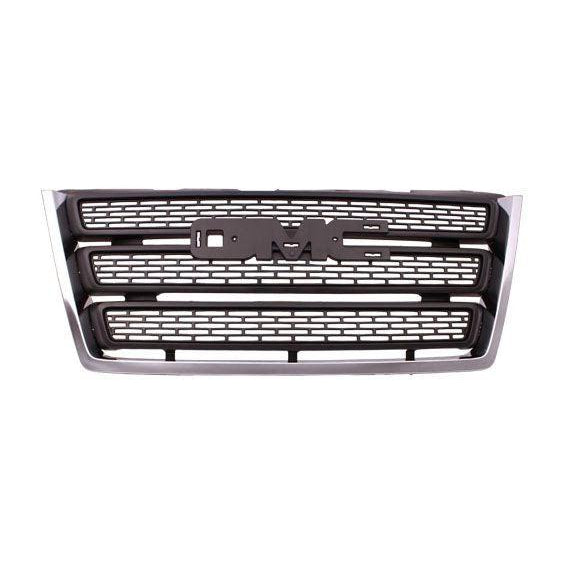 2010-2015 GMC Terrain Grille Matte Black With Chrome Moulding ...